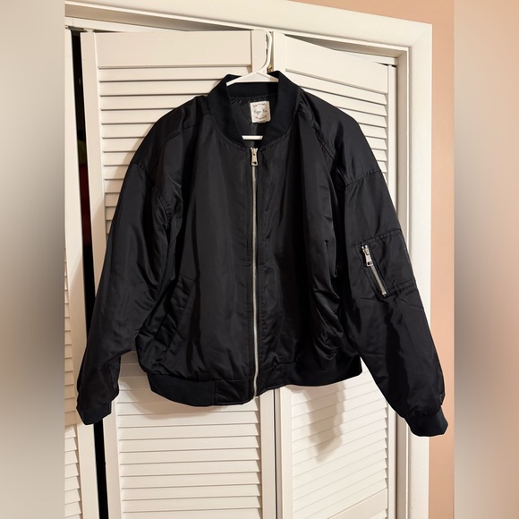 Jackets & Coats | Black Hippie Rose Bomber Jacket | Poshmark